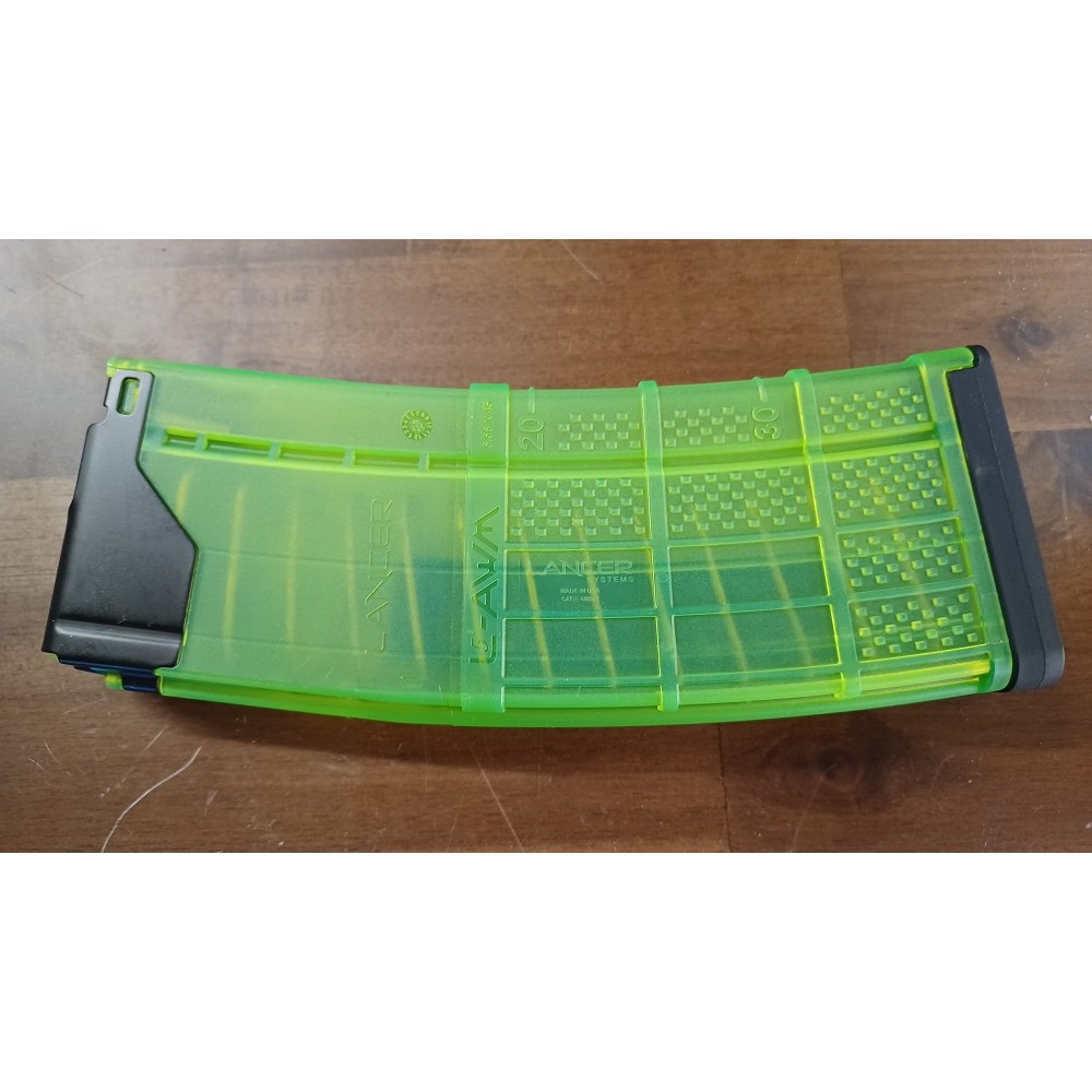 Lancer L5AWM Translucent Alien Green AR 15 .223/5.56 10/30 10Rd or 15/ ...